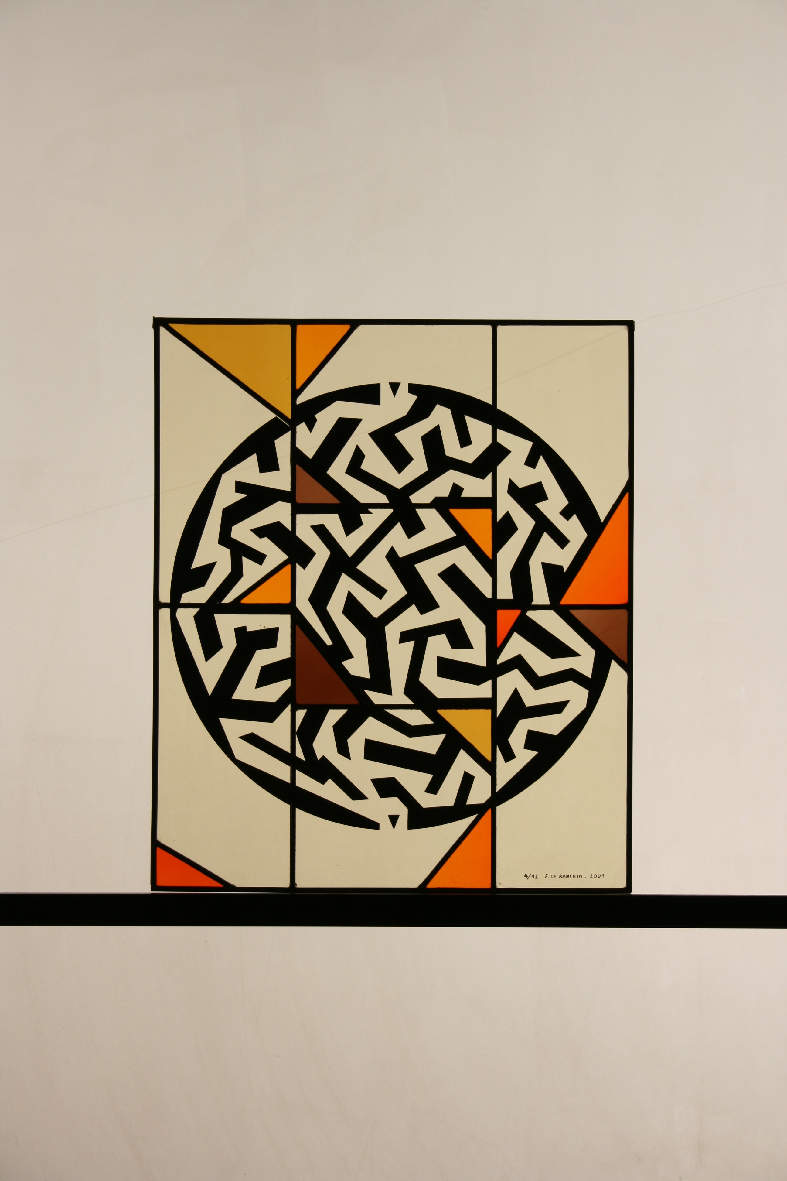 France De Ranchin - "Orange labyrinth"