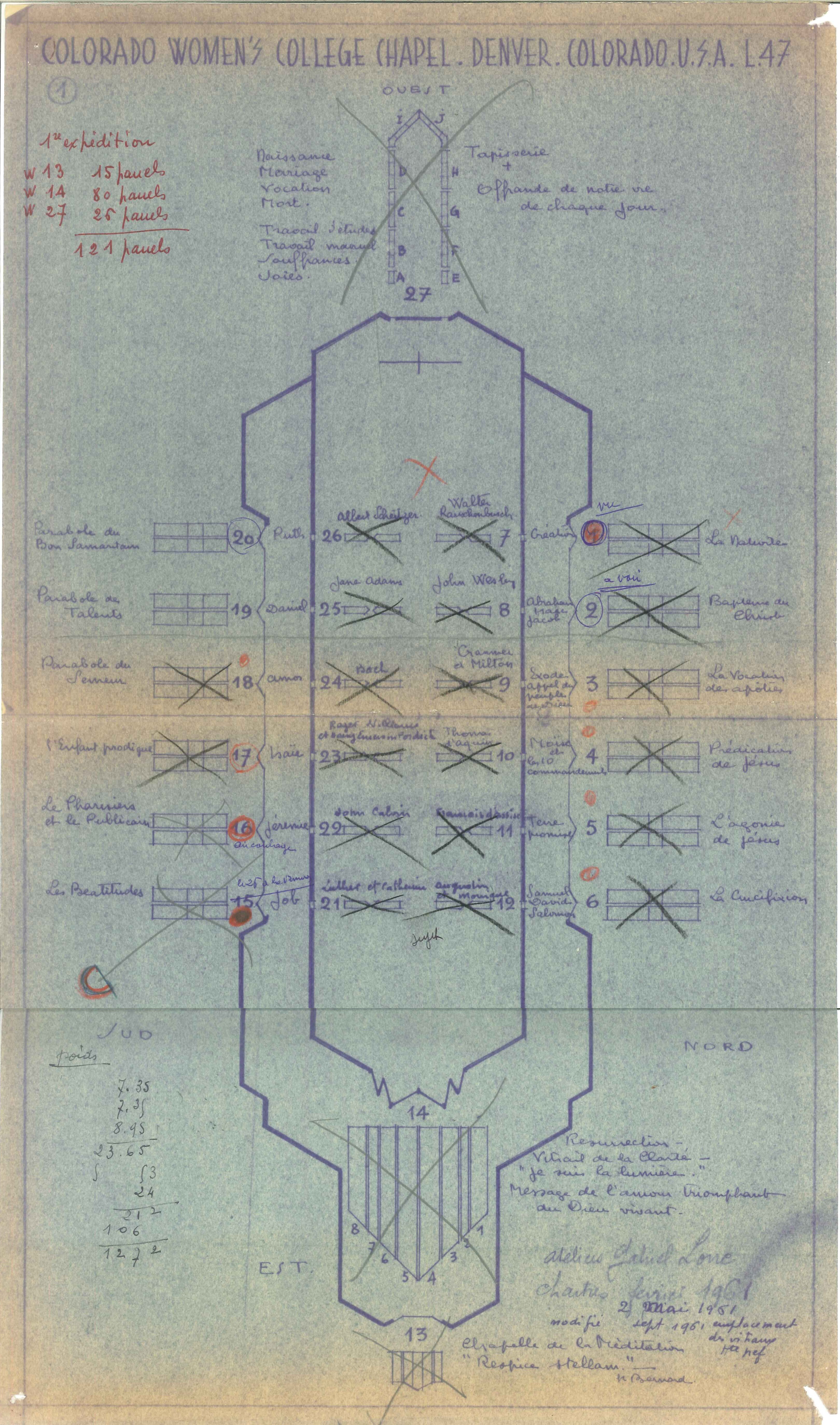 Gabriel Loire - USA - Colorado - Denver - Woman's College- Whatley Chapel